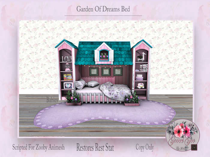 Second Life Marketplace Gg Garden Of Dreams Bed